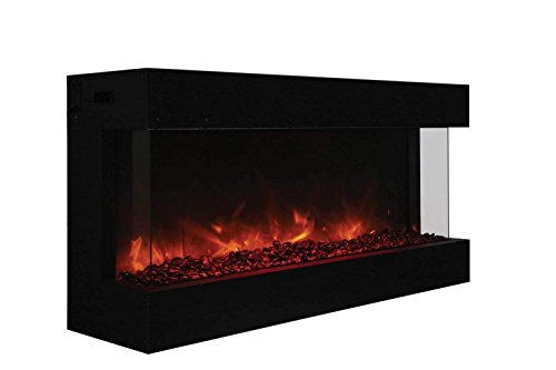 Amantii Series Slim Built-in 3-Sided Electric Fireplace with Logs (30 ...