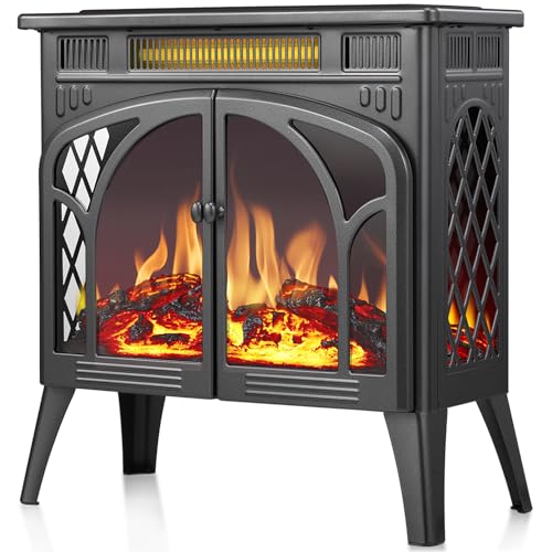 Havato Electric Fireplace Heater with Remote Control, Overheating ...