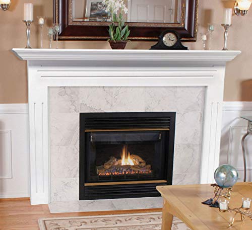 Pearl Mantels 510-48 Newport 48-Inch Fireplace Mantel Surround with ...